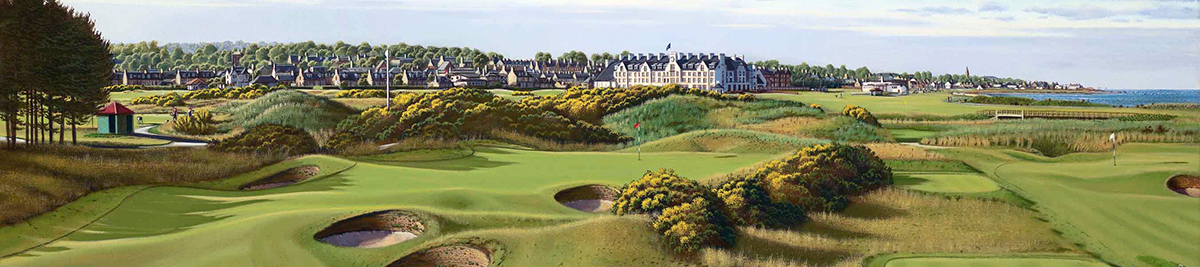 Graeme Baxter Golf Art | Marcy Lane Global Golf Tours